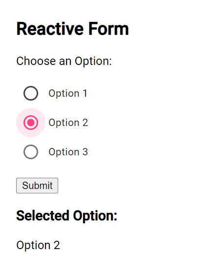 Angular Material Radio Button Radio Group Validation In Template Or Reactive Forms