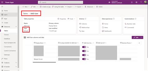 Dataverse AAD User Vs Contact Vs User Table Imenos