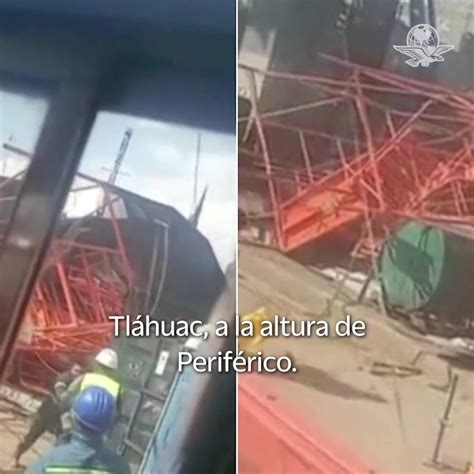 Cae Estructura Metálica En Obras De La Línea 12 Del Metro La Secretaría De Obras Y Servicios