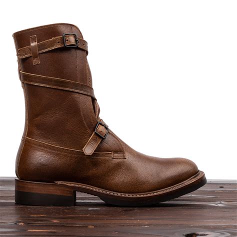 Tanker Boots Havana Burnished Roughout Standard And Strange