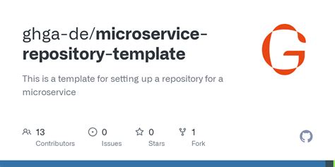 GitHub Ghga De Microservice Repository Template This Is A Template For Setting Up A