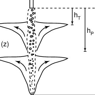 Schematic Of Particle Plume And Related Parameters Download Scientific Diagram