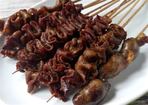 Resep Sate Usus Dan Jantung Ayam Ala Angkringan Oleh Olive Bunda Qonita Cookpad