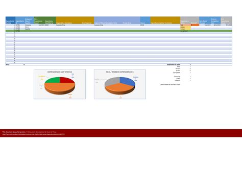 MS Excel RAID Log For Risks Issues Dependencies CRs Template Excel XLS
