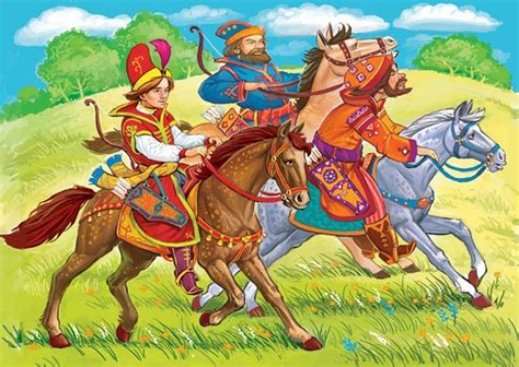 Иван царевич и серый волк на охоте картинка №13381