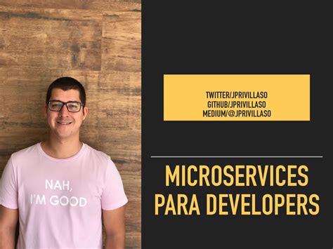Microservices For Developers Speaker Deck