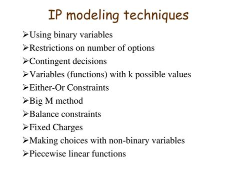 Ppt Mathematical Modeling And Optimization Summary Of “big Ideas” Powerpoint Presentation
