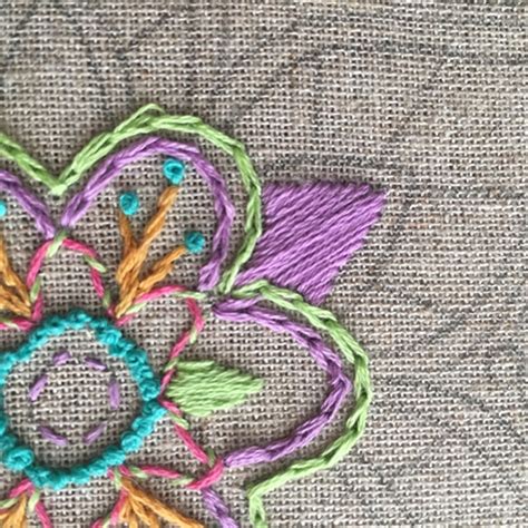 How To Sew An Embroidered Mandala Hobbycraft Embroidered Mandala