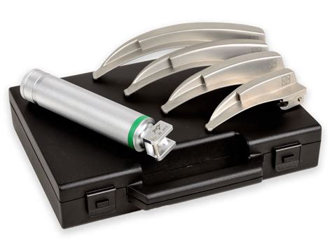 Set Laringo Maxlite Fo Led 4 Lame Mc Int 1 2 3 4 25v Texa Biomedicali
