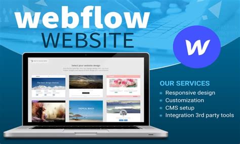 design a responsive website using webflow by steven carter fiverr
