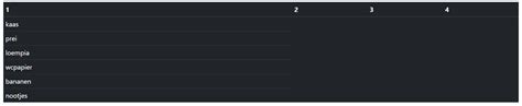 Javascript Angular Table With 4 Columns Different Items Stack Overflow