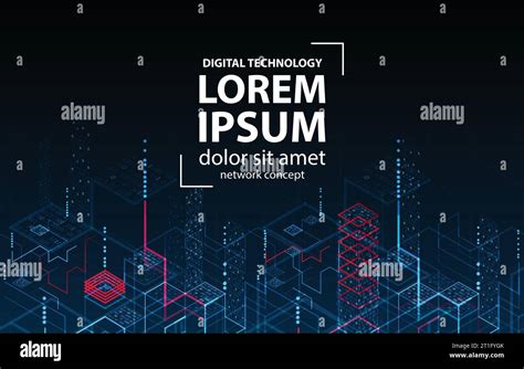 Technology Background Binary Computer Code Vector Illustration Stock