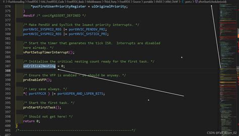 Freertos临界区代码保护freertos临界区保护 Csdn博客