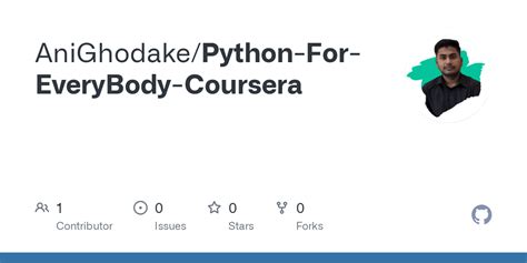 Python For Everybody Courseraassignment22py At Master · Anighodake