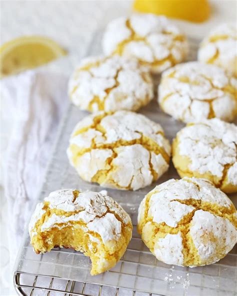 Муж с первого укуса влюбился в мое лимонное печенье с трещинками простейший рецепт Lemon