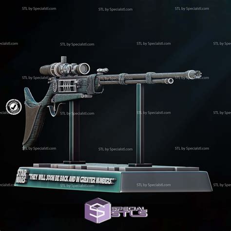 Tusken Cycler Rifle Display 3d Printer Files Specialstl