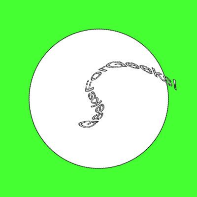 Wand Swirl Function Python GeeksforGeeks