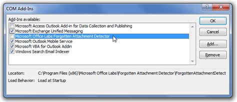 Make Outlook Faster By Disabling Unnecessary Add Ins