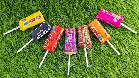 Satisfying Video Asmr Lollipops Candy And Chocolate Gummy Candy And