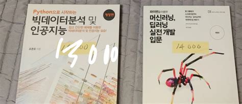 빅데이터분석 및 인공지능 머신러닝 딥러닝 실전개발 입문 도서 당근 중고거래