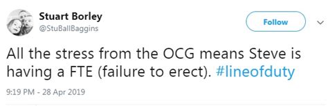 Line Of Duty Viewers Make Fun Of Steve Arnotts Awkward Sex Scene By