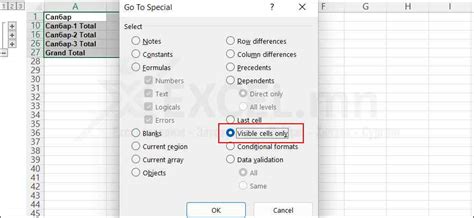 SUBTOTAL хийгдсэн мэдээллээс SUBTOTAL утгыг хуулж авах техник Excel mn