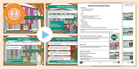 Ks2 Advent Assembly Pack Twinkl