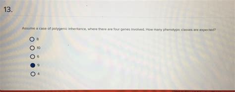 Solved Assume A Case Of Polygenic Inheritance Where Chegg