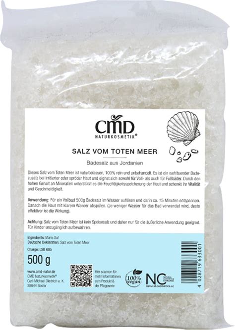 Cmd Naturkosmetik Neutral Dead Sea Salt 500 G Ecco Verde Ireland