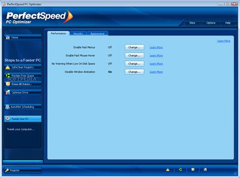 Perfectspeed Pc Optimizer 2 0 Build 116 Download Review Screenshots