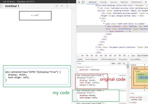How To Change MathJax Style Help Obsidian Forum
