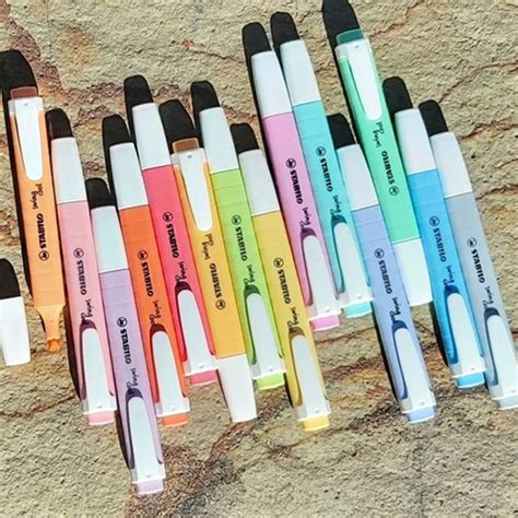 티몬월드 스타빌로 포켓클립 슬림 형광펜 스윙쿨 파스텔 전색상 문구사무용품