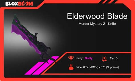 Master The Hunt Your Guide To The Epic Elderwood Blade In Mm2