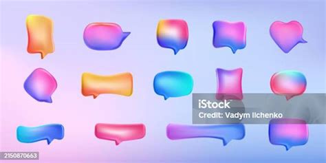 벡터 일러스트 레이 션입니다 3d 사실적인 배너 세트 견적 프레임 빈 템플릿입니다 격리된 텍스트 상자입니다 그라데이션 색상 배경입니다 뒤틀린 모양 브로셔 잡지 책 표지