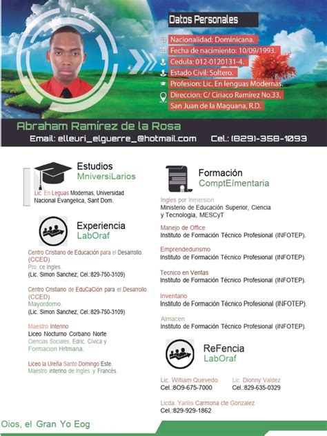 abraham ramirez de la rosa curriculum mod pdf