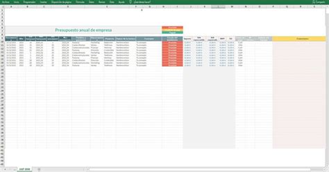 Plantilla De Presupuesto Anual De Empresa En Excel 2026