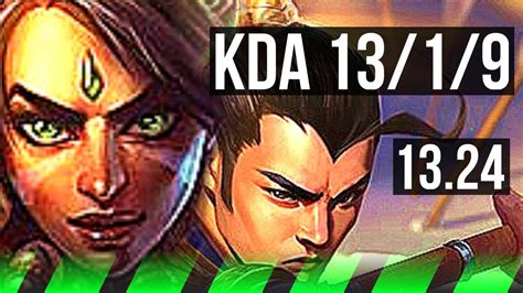 Nidalee Vs Xin Zhao Jng 1319 Legendary 500 Games Kr