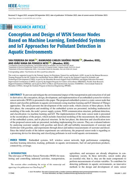 Conception And Design Of Wsn Sensor Nodes Based On Machine Learning