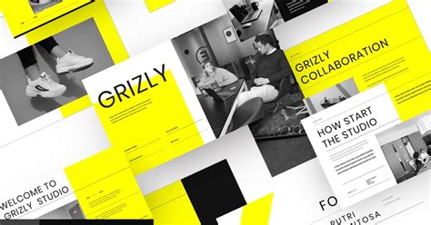 Grizly — Шаблон Powerpoint для бизнеса Шаблоны презентаций Включая силовая установка и