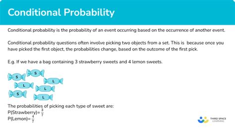 Conditional Probability Gcse Maths Steps Examples And Worksheet