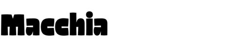 Macchia In Use Fonts In Use