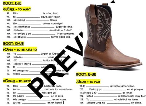 Irregular Conjugation Practice Present Tense By Señorita Taco Tpt