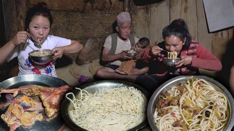 Chicken Thukpa Recipe In Village Style How To Make Thukpa Nepali