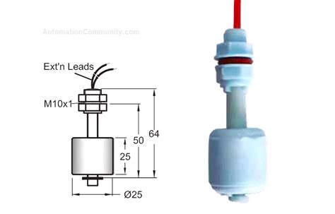 Mini Float Guided Level Switch For Liquids Pune Techtrol