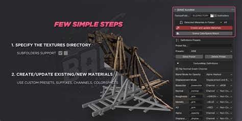 Blender批量材质更新工具 Automat Cg3da