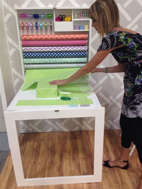 We R Memory Keepers Spc Trade Show Summer 2014 T Wrapping Table