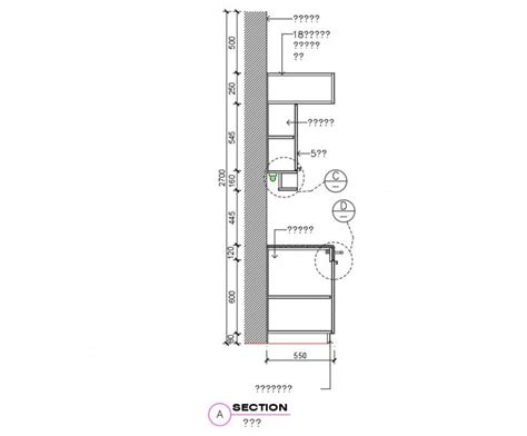 Section Kitchen Cabinet Plan