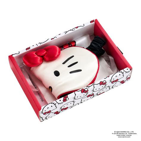 Blissy 100 Mulberry 22 Momme Silk Sleep Mask Hello Kitty