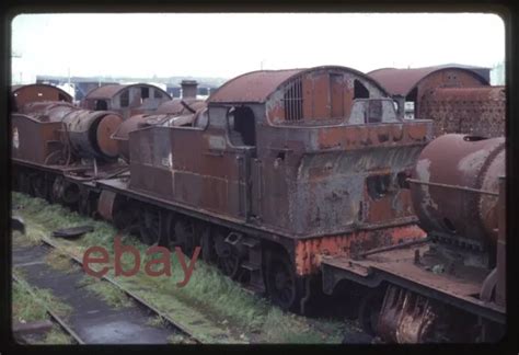 Original 35mm Slide Ex Gwr 7229 At Woodhams Barry Scrapyard C1978 £