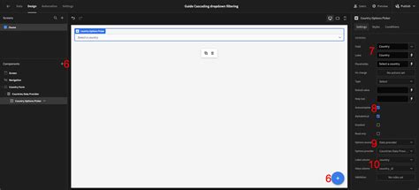 Cascading Dropdown Filters